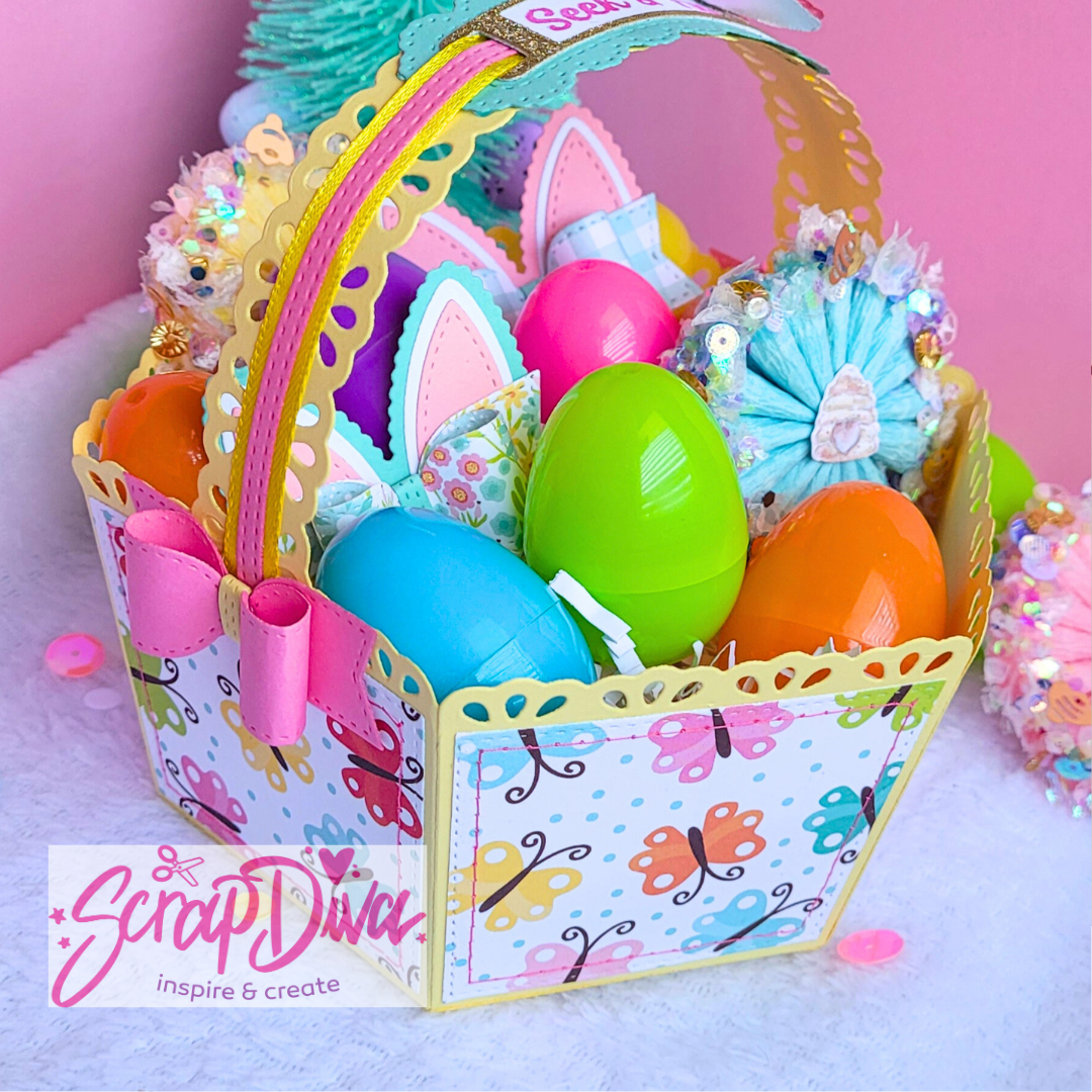 3D Easter Basket| Scrap Diva Designs