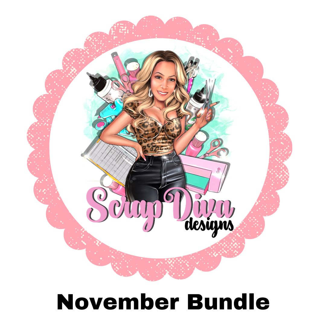 Scrap Diva Designs November 2024 Bundle| Scrap Diva Designs
