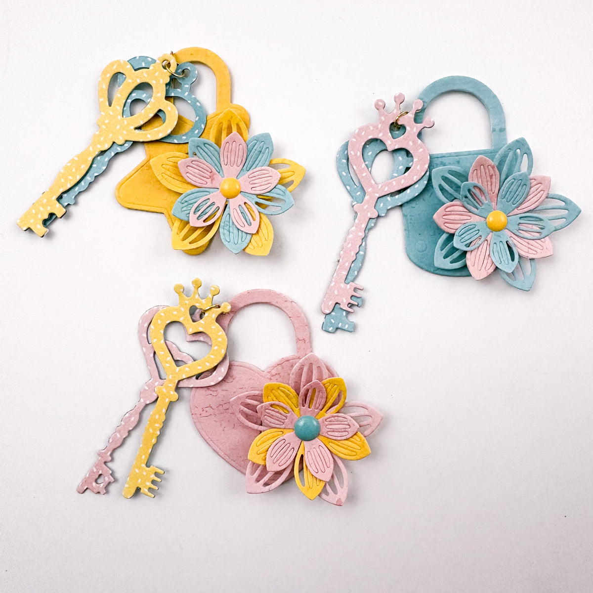 Key & Lock Set| Scrap Diva Designs