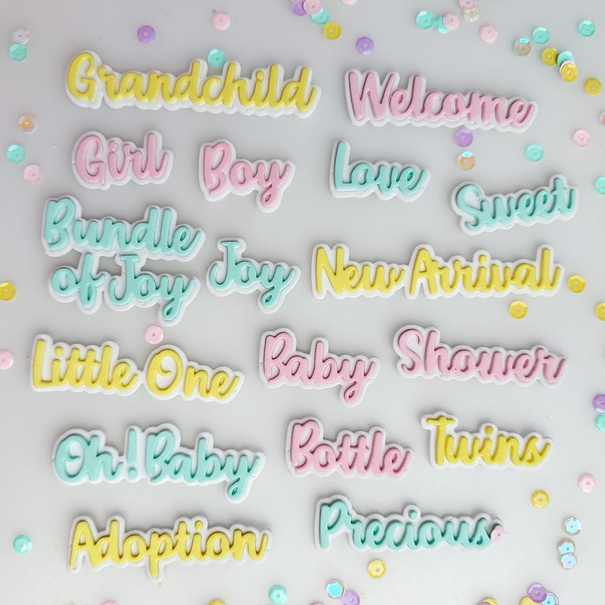 Baby Words Bundle| Scrap Diva Designs