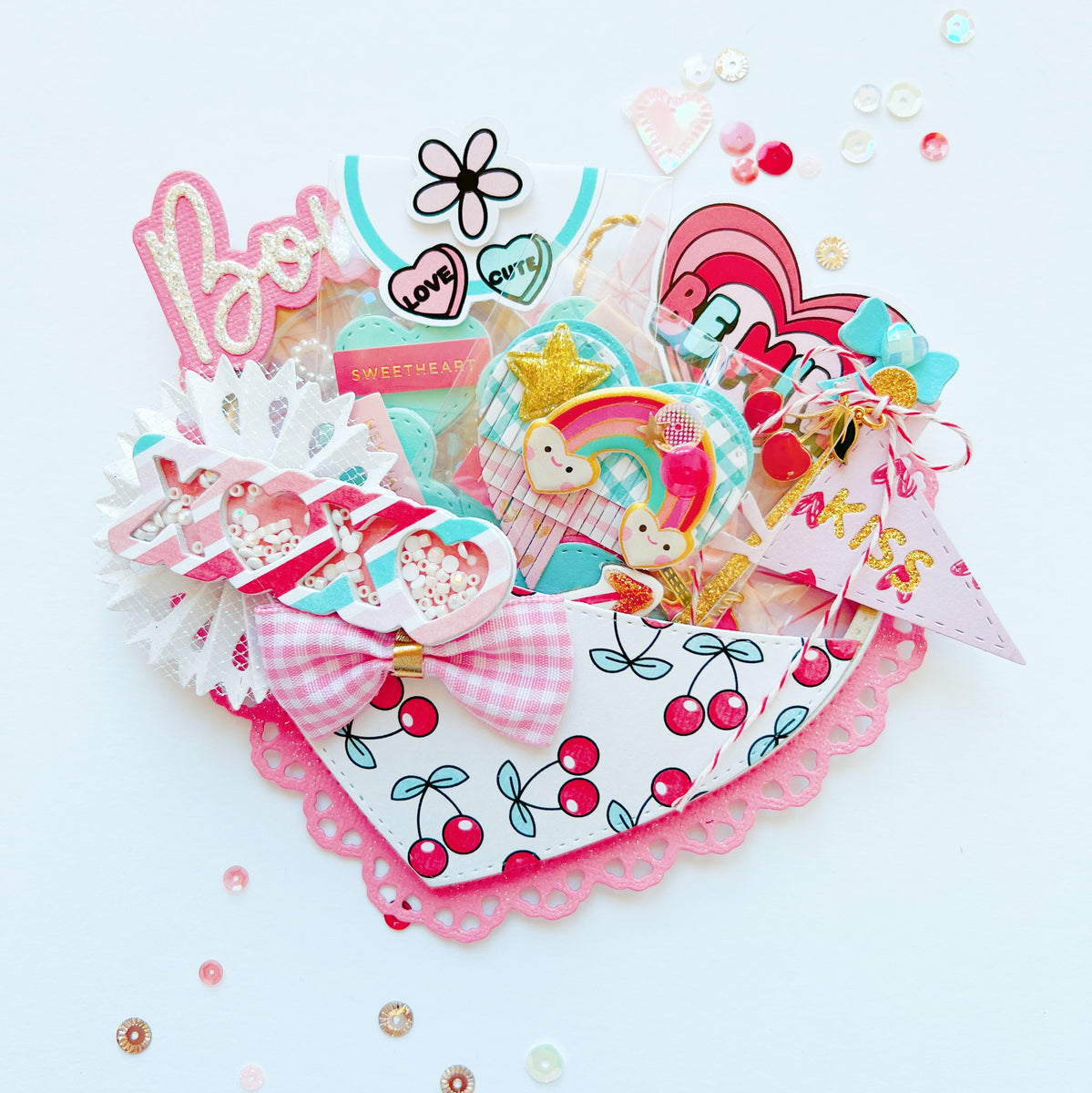 Heart Mini Album| Scrap Diva Designs