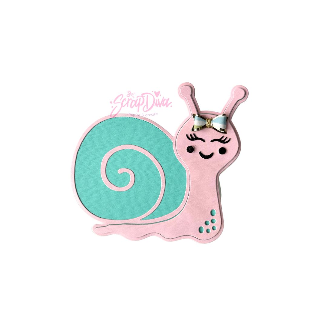 Snail Mini Album| Scrap Diva Designs