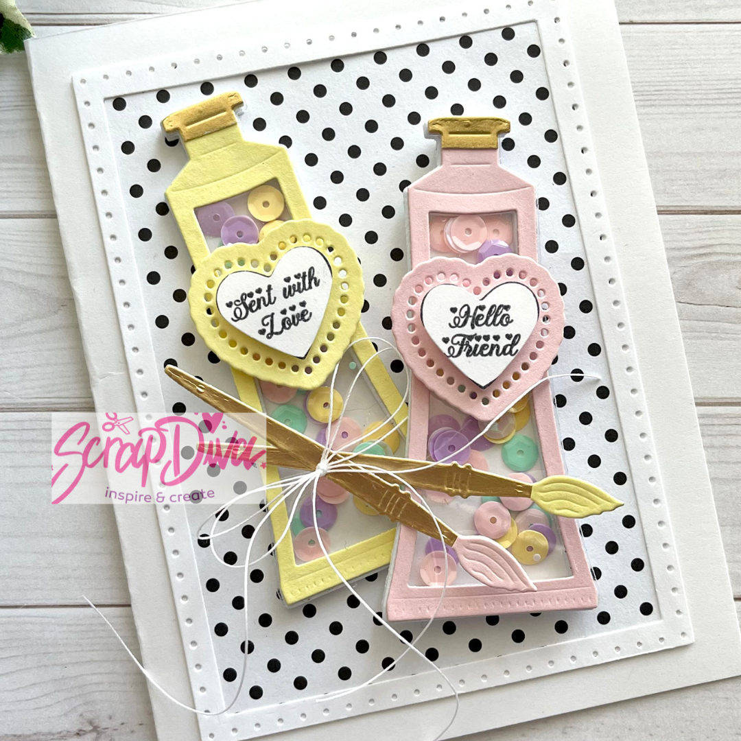 Paint Tube Shakers| Scrap Diva Designs