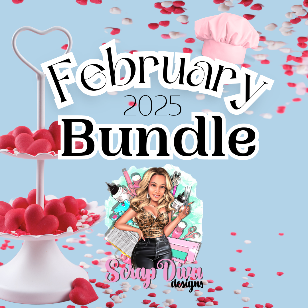 Feb 2025 Release Bundle| Scrap Diva Designs