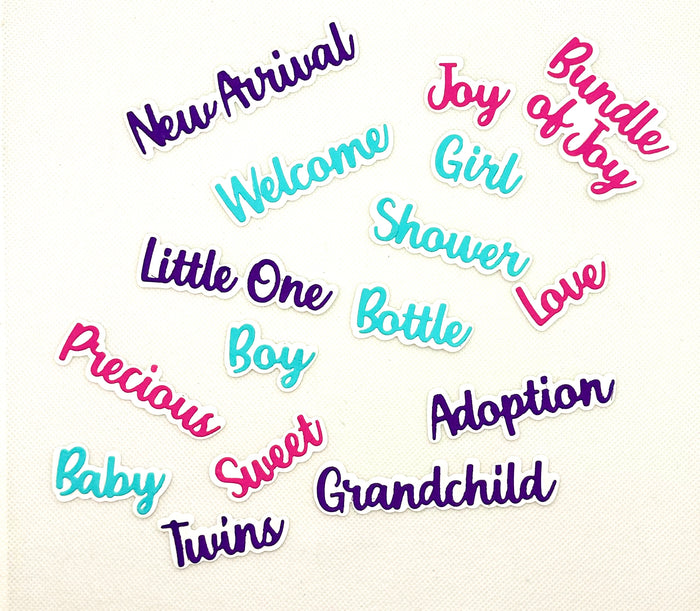 Baby Words Bundle| Scrap Diva Designs