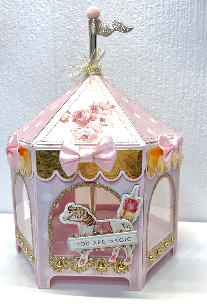 3D Carousel Gift Box| Scrap Diva Designs