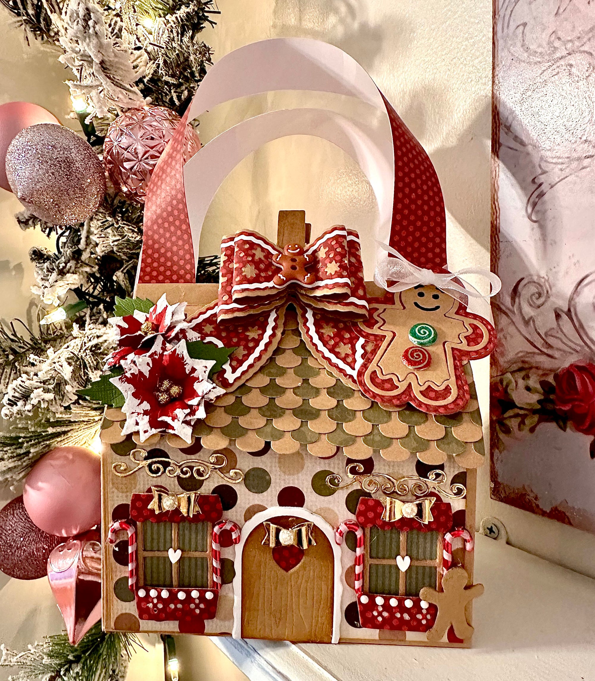 Gingerbread Purse Gift Box| Scrap Diva Designs