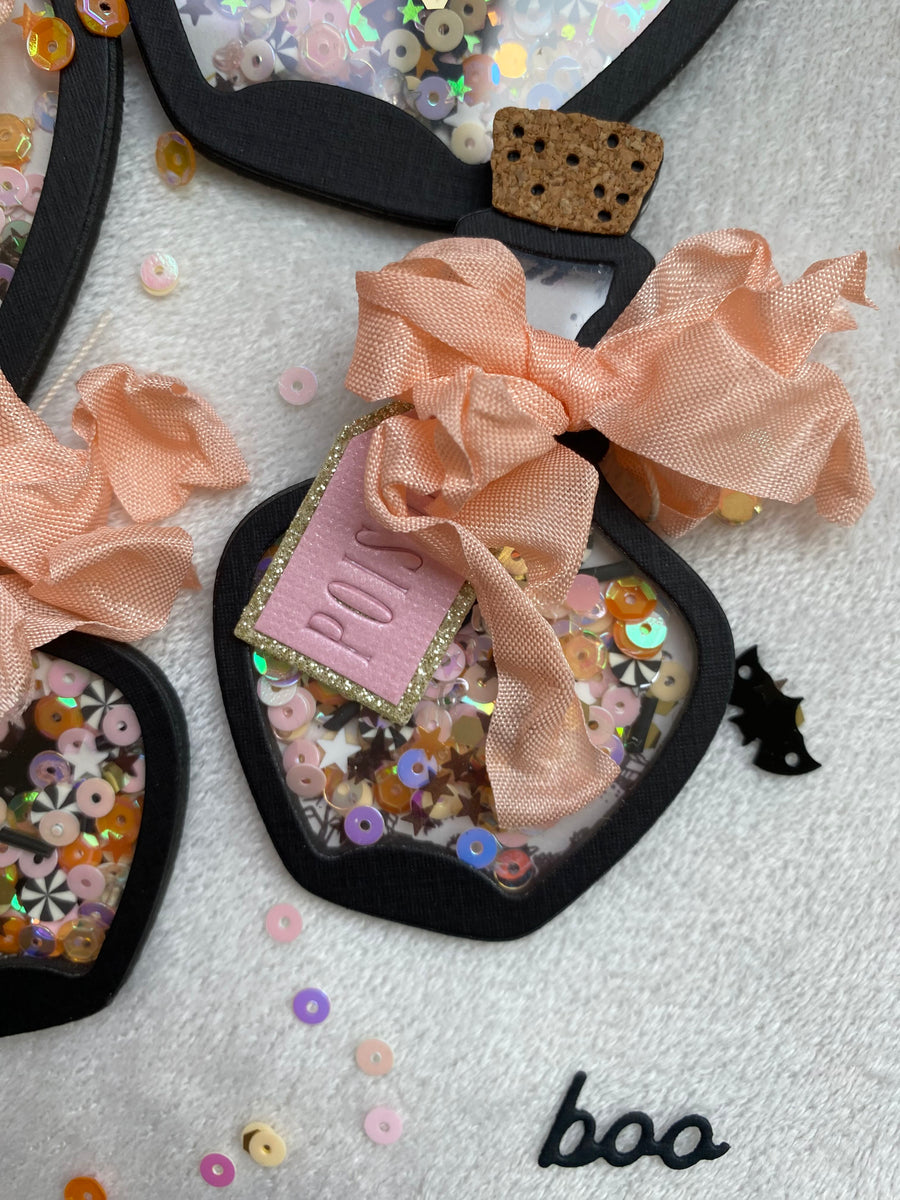 Poison Bottle Shakers| Scrap Diva Designs