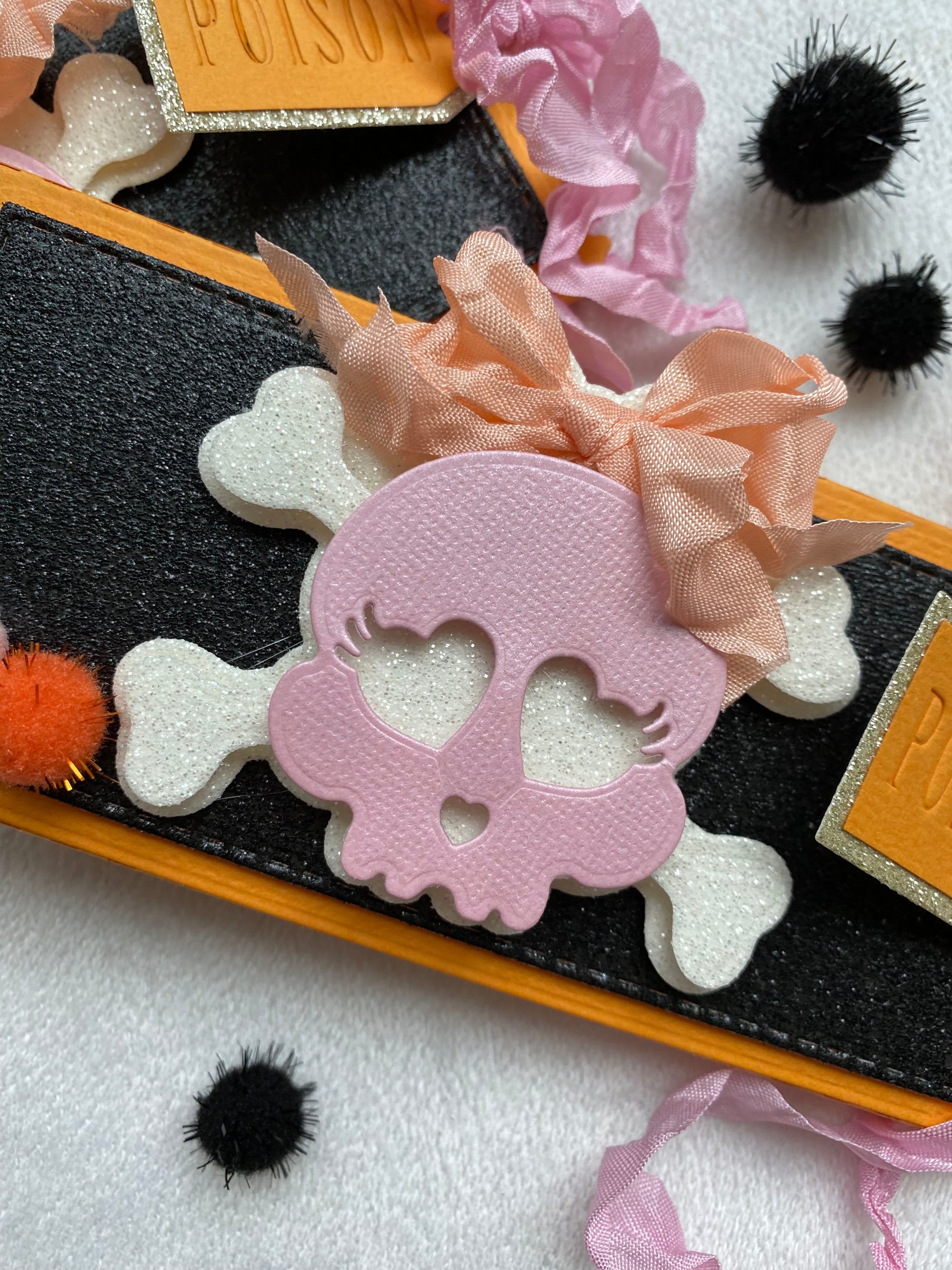Skull Bag Topper #2| Scrap Diva Designs