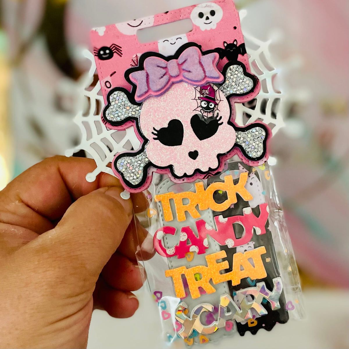 Skull Bag Topper #2| Scrap Diva Designs