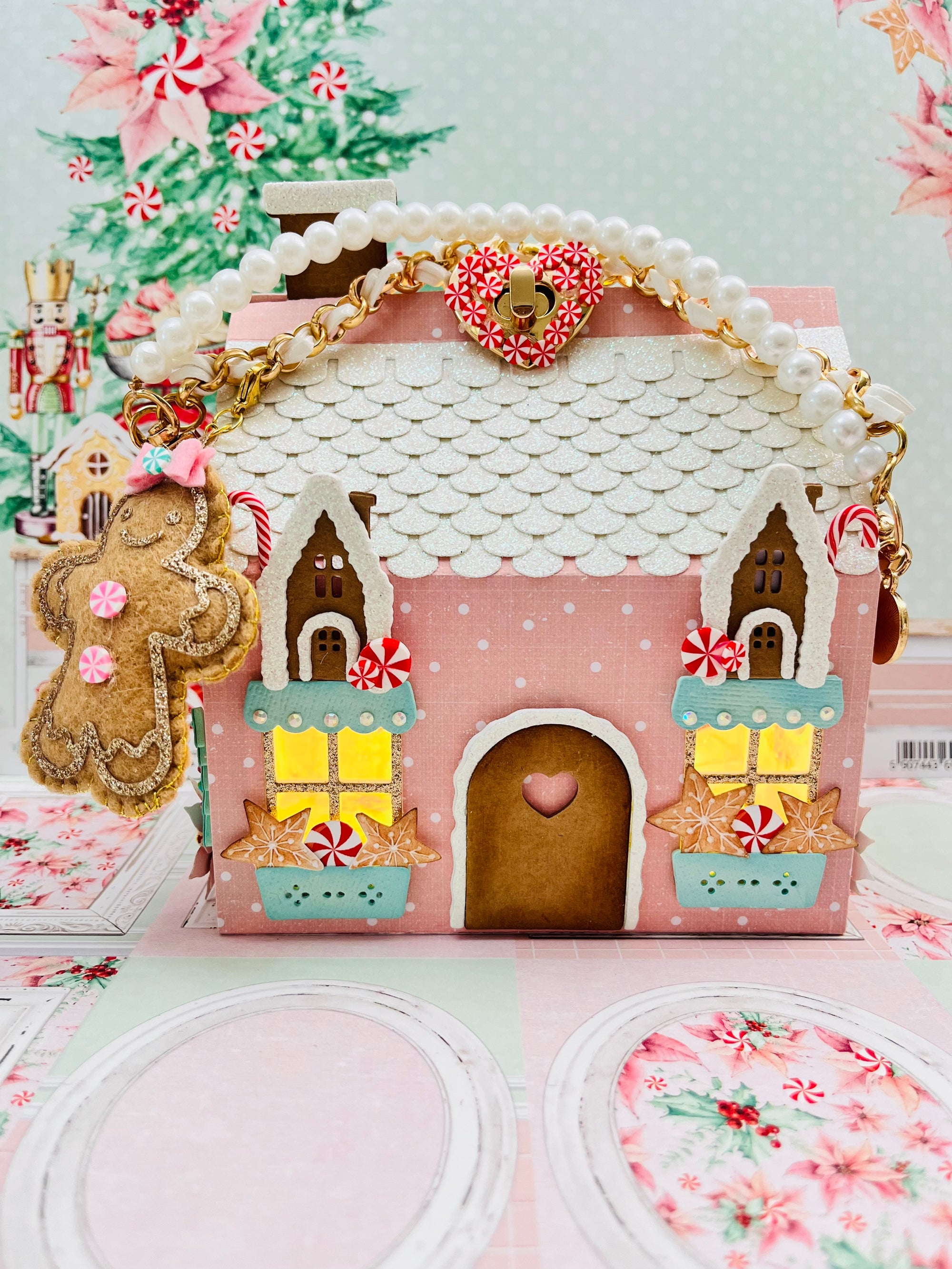 Gingerbread Purse Gift Box| Scrap Diva Designs