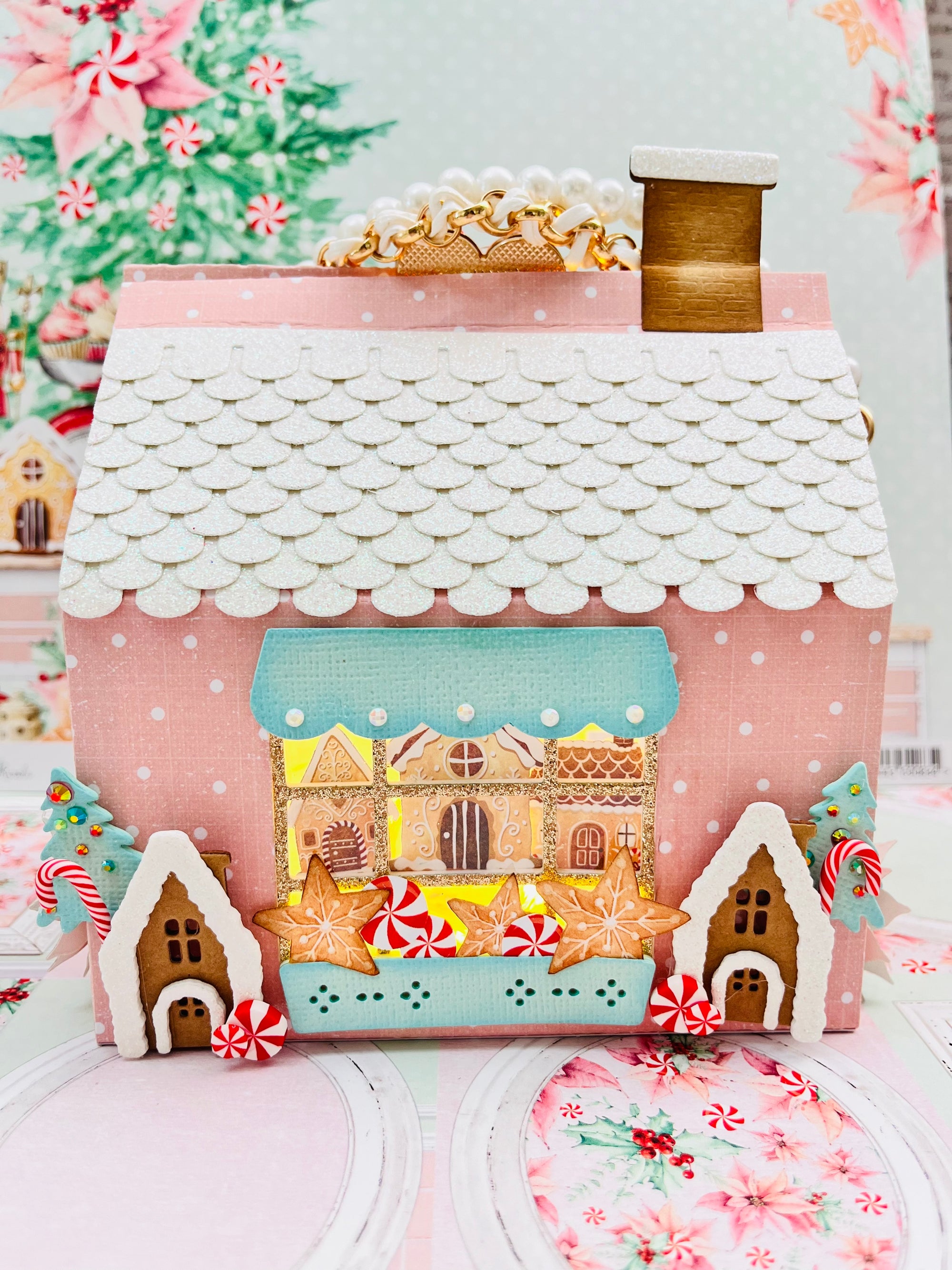 Gingerbread Purse Gift Box| Scrap Diva Designs