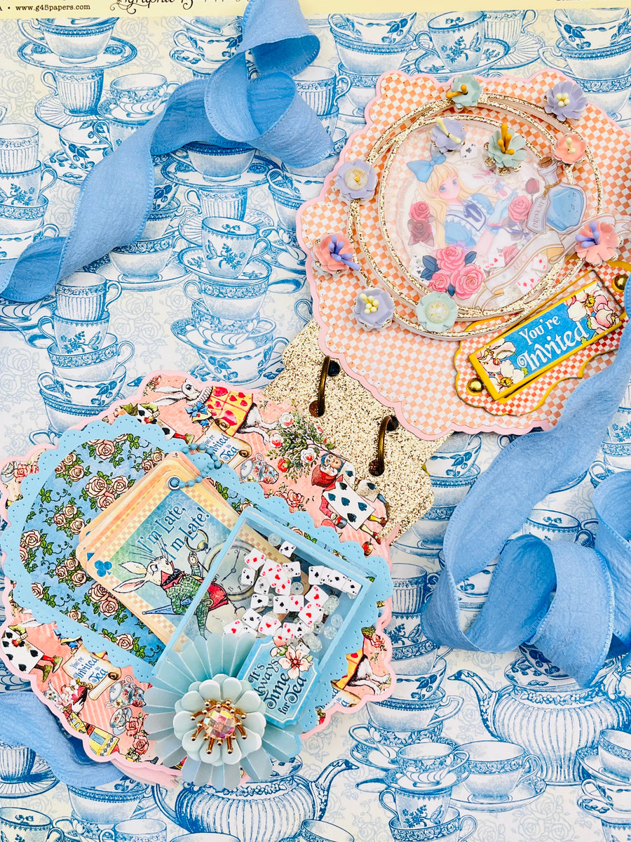 Shabby Chic Circle Mini Album| Scrap Diva Designs