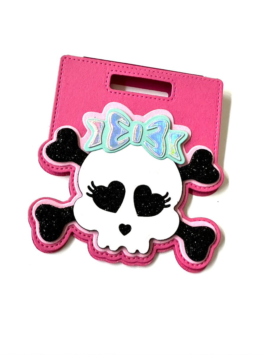 Skull Bag Topper #2| Scrap Diva Designs