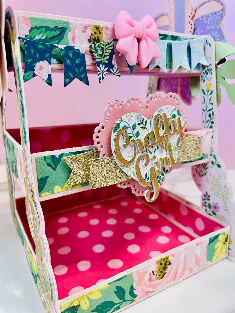 3D Tier Tray| Scrap Diva Designs