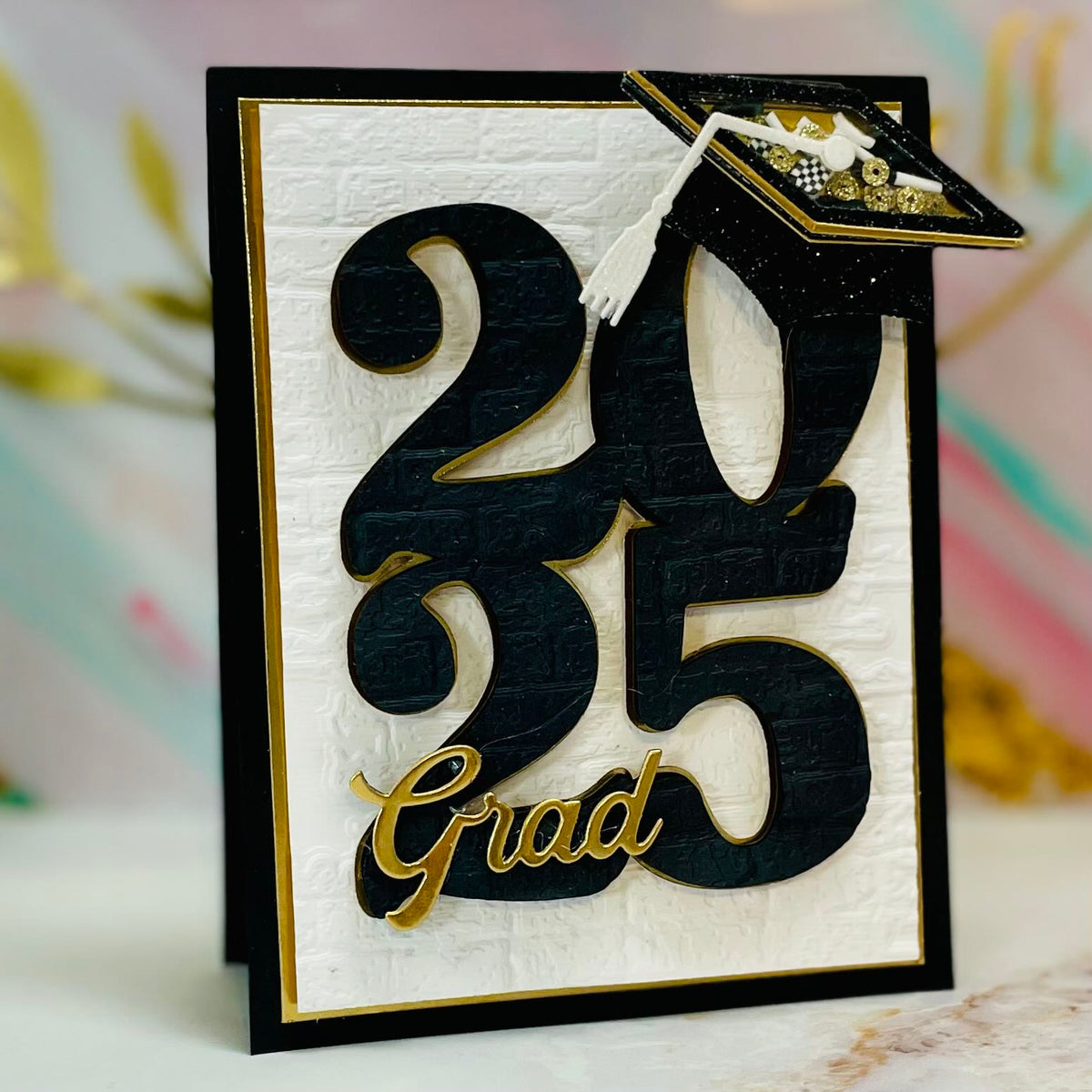 Graduation Cap Shaker| Scrap Diva Designs