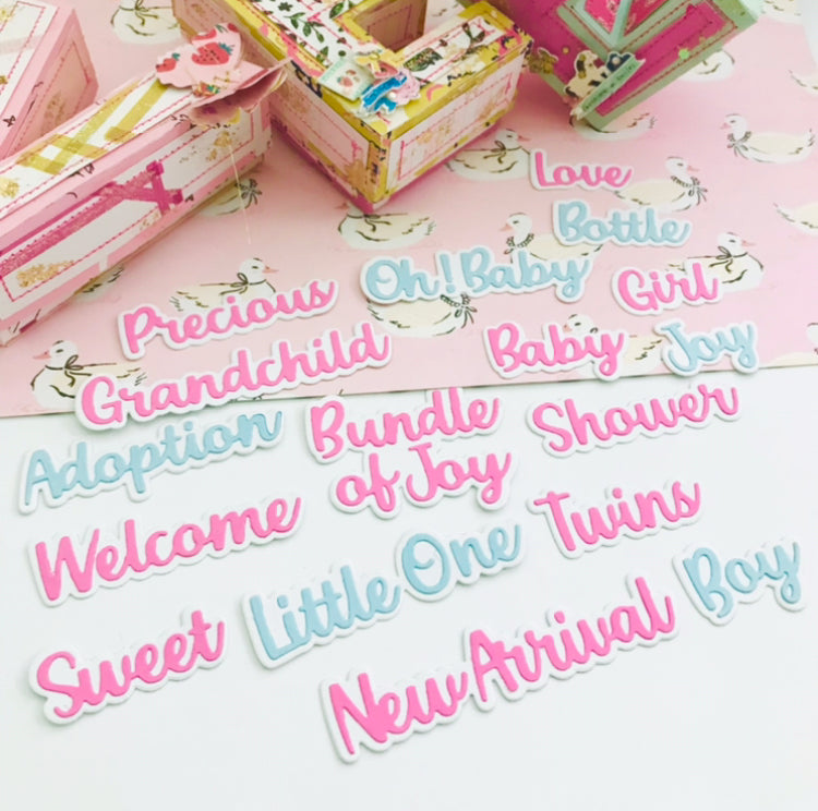 Baby Words Bundle| Scrap Diva Designs
