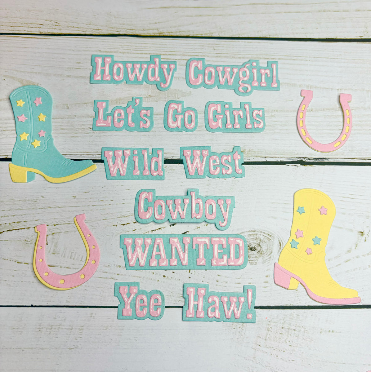 Cowboy Words| Scrap Diva Designs