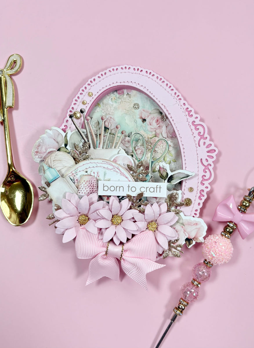 A2 Victorian Oval| Scrap Diva Designs