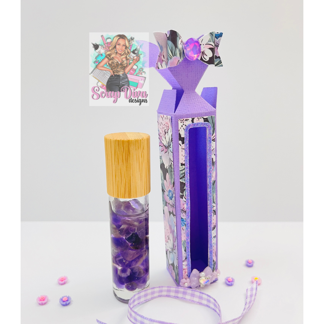 3D Tiny Vial Gift Box| Scrap Diva Designs