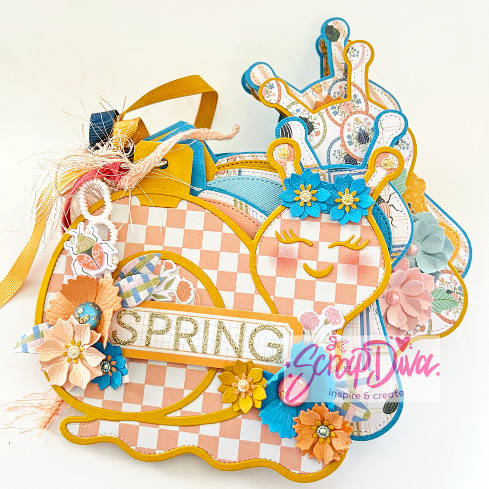 Snail Mini Album| Scrap Diva Designs