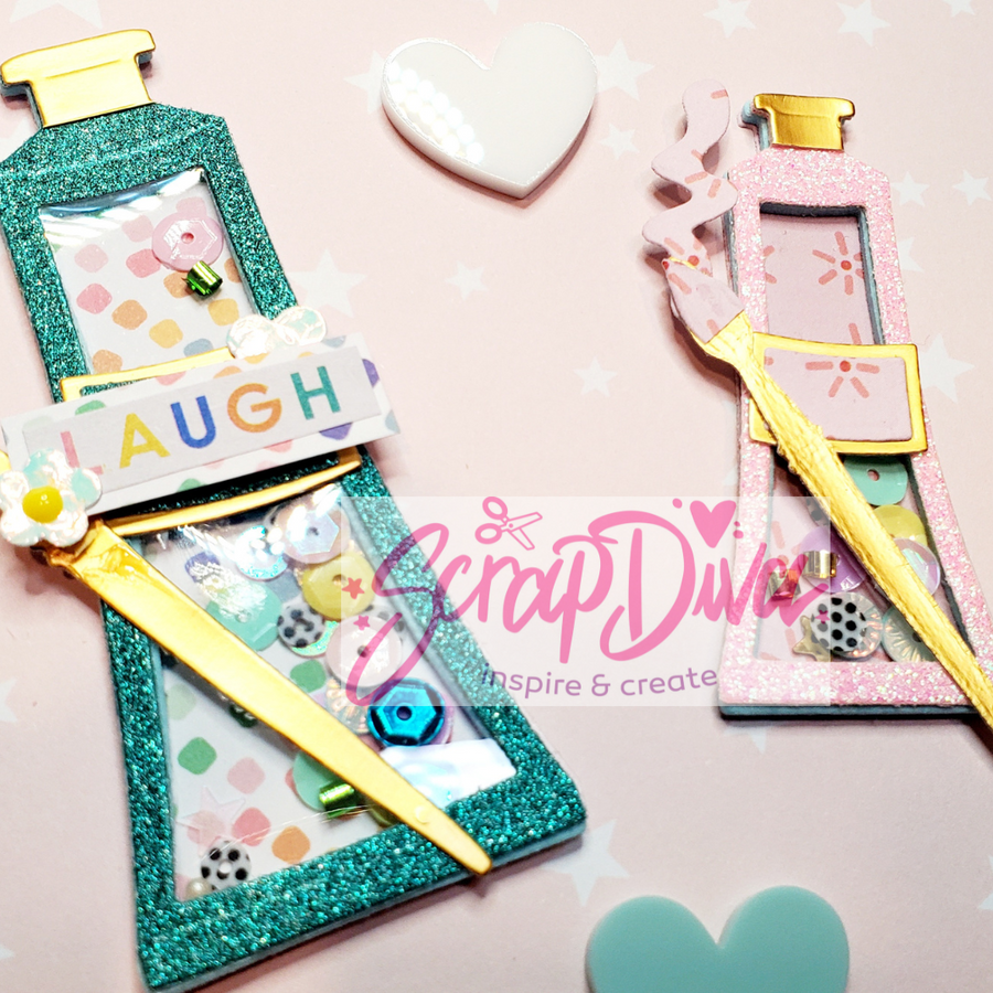Paint Tube Shakers| Scrap Diva Designs