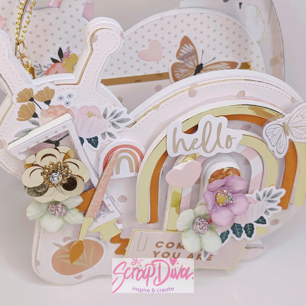 Snail Mini Album| Scrap Diva Designs
