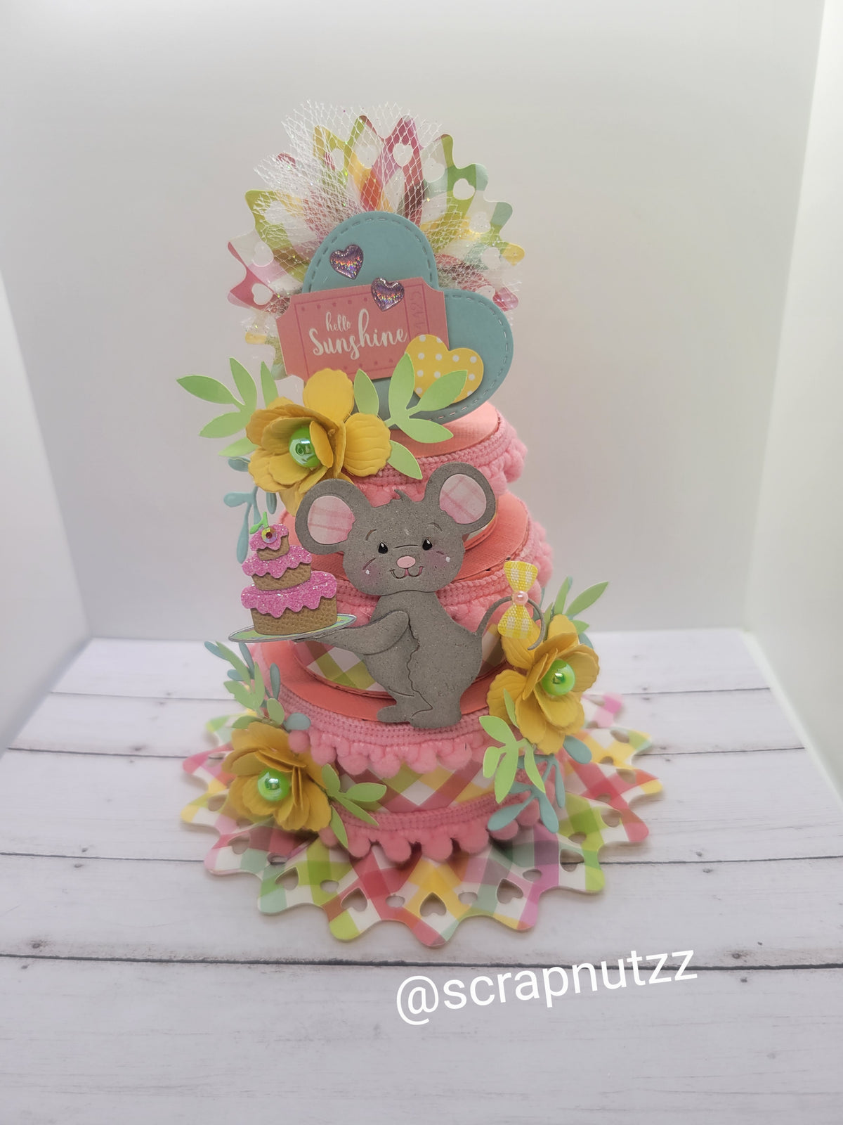 3D Paper Cake Die set| Scrap Diva Designs
