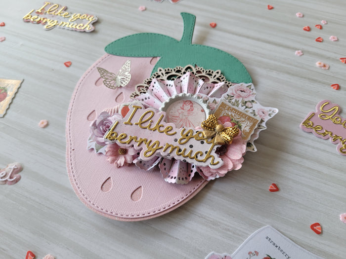 Strawberry Mini Album| Scrap Diva Designs
