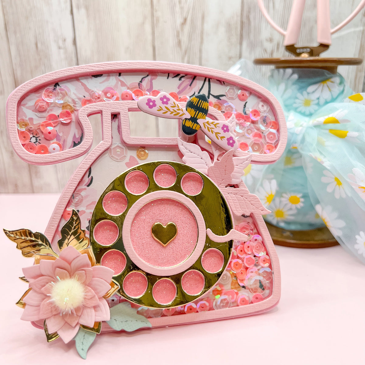 Retro Telephone Dial| Scrap Diva Designs
