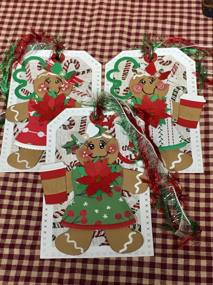 Gingerbread Doll Memorydex Card| Scrap Diva Designs