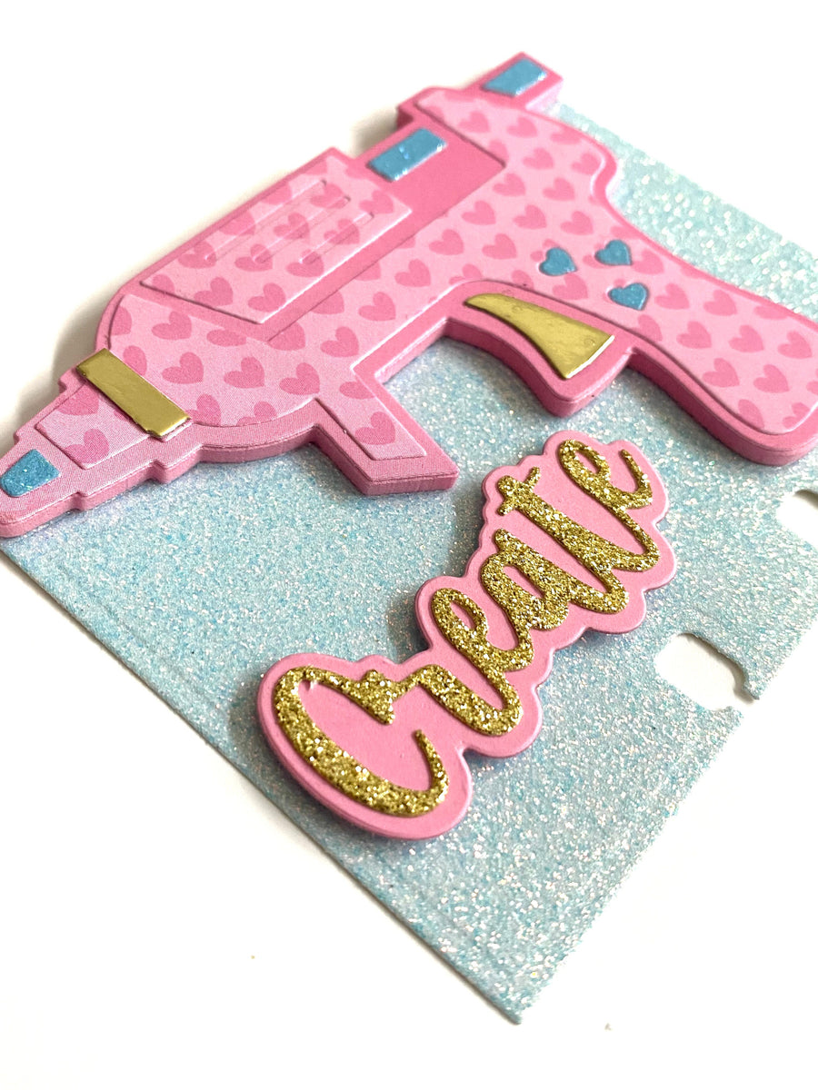 Glue Gun Memory Dex Card| Scrap Diva Designs