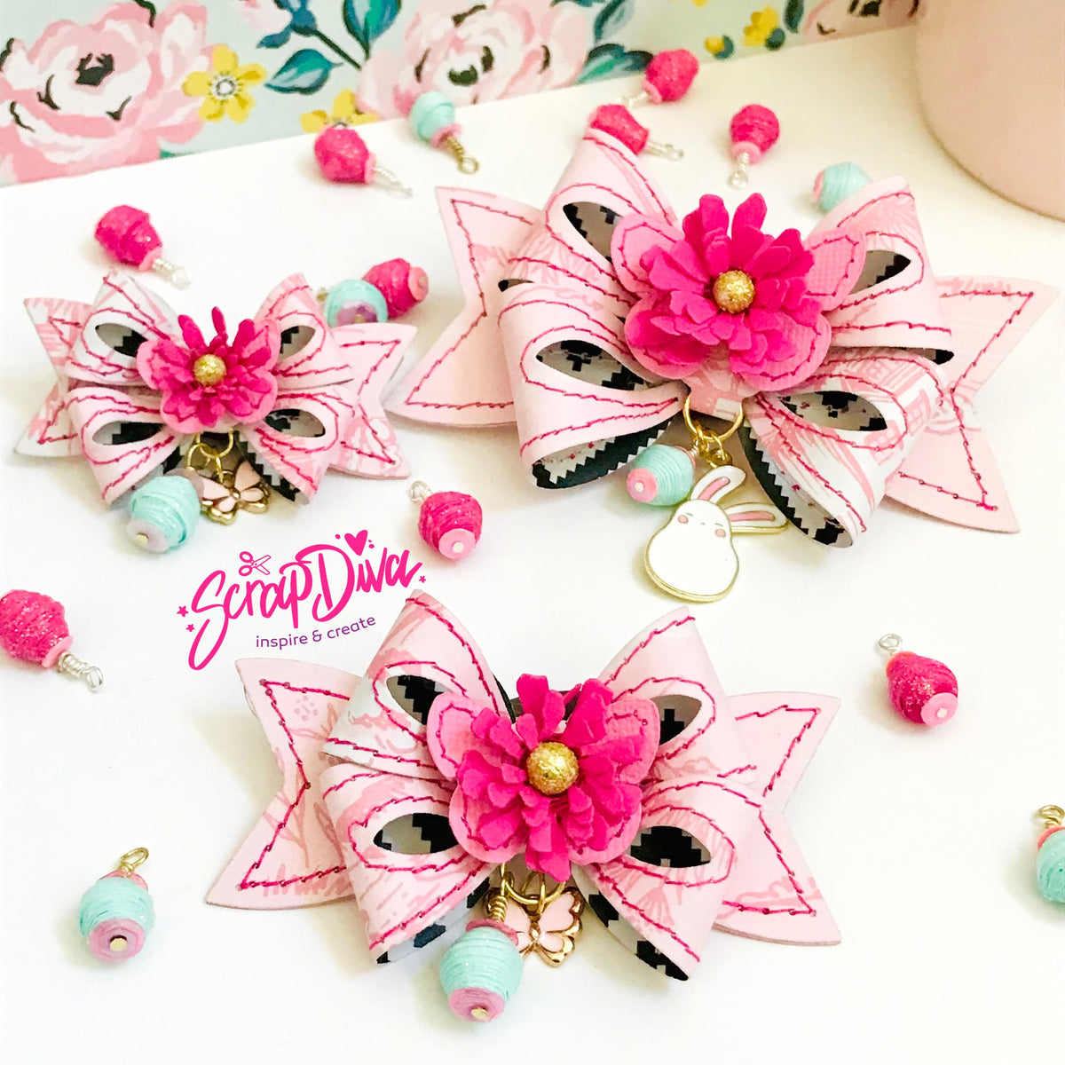 Double Loop Bow| Scrap Diva Designs