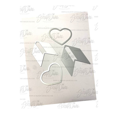 Heart & Arrow straw topper| Scrap Diva Designs