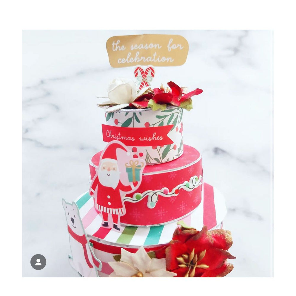 3D Paper Cake Die set| Scrap Diva Designs