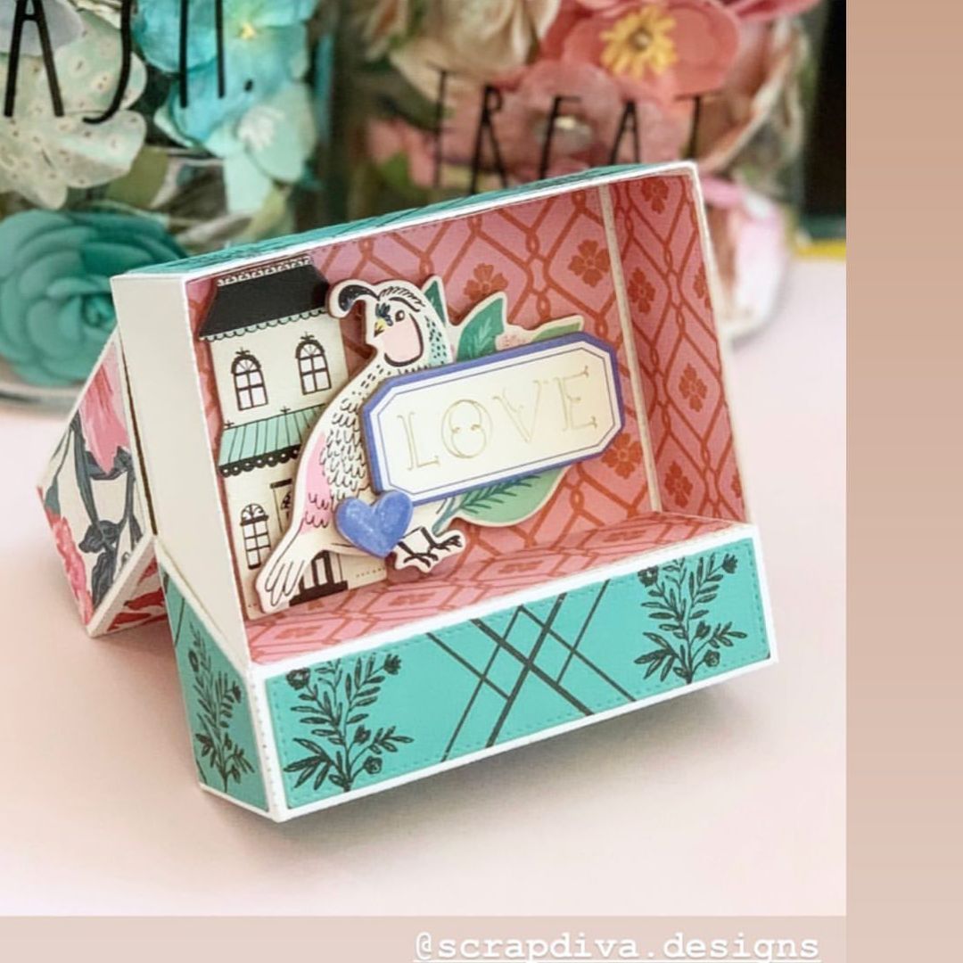 Flip Top Drawer Box| Scrap Diva Designs
