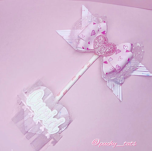 Heart & Arrow straw topper| Scrap Diva Designs